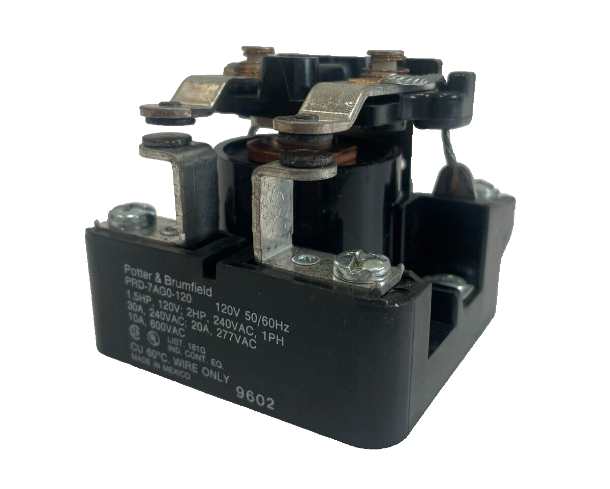 NEW POTTER & BRUMFIELD PRD-7AG0-120 RELAY MOUNTING PANEL PRD7AG0120 ...