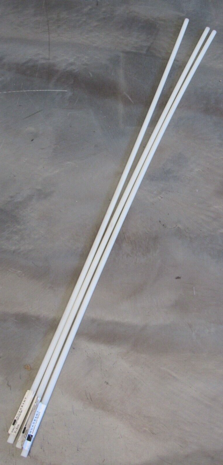 NEW QUADRANT 3/8"x39" SYMALIT PVDF 1000 ROD NATURAL - SB Industrial ...