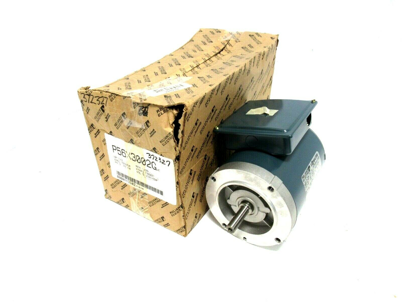 NEW RELIANCE ELECTRIC P56X3002G MOTOR 1/3HP 230/460V 1725RPM FB56C - SB ...