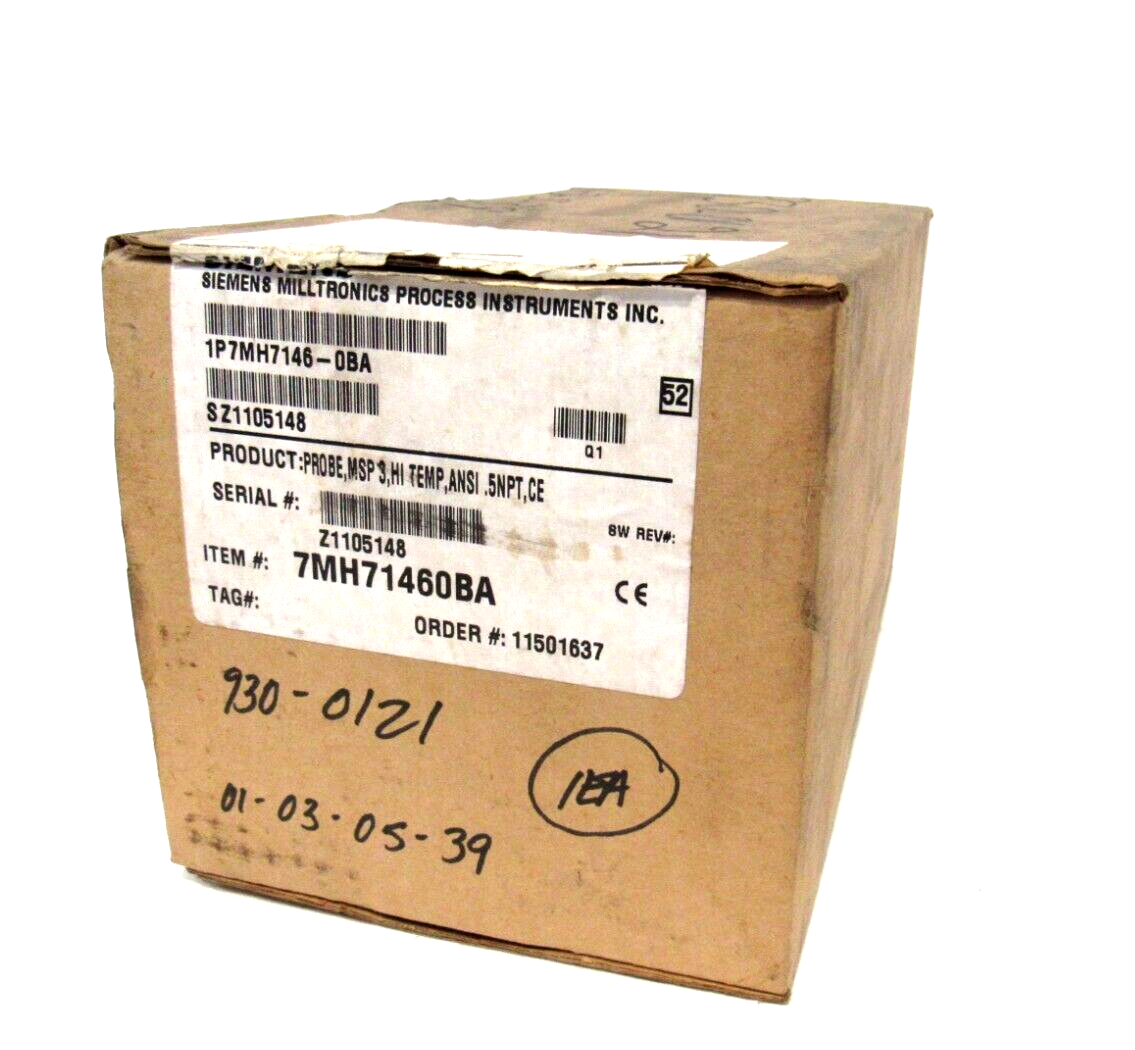NEW SIEMENS 7MH7146-0BA MOTION SENSING PROBE 7MH71460BA - SB Industrial ...