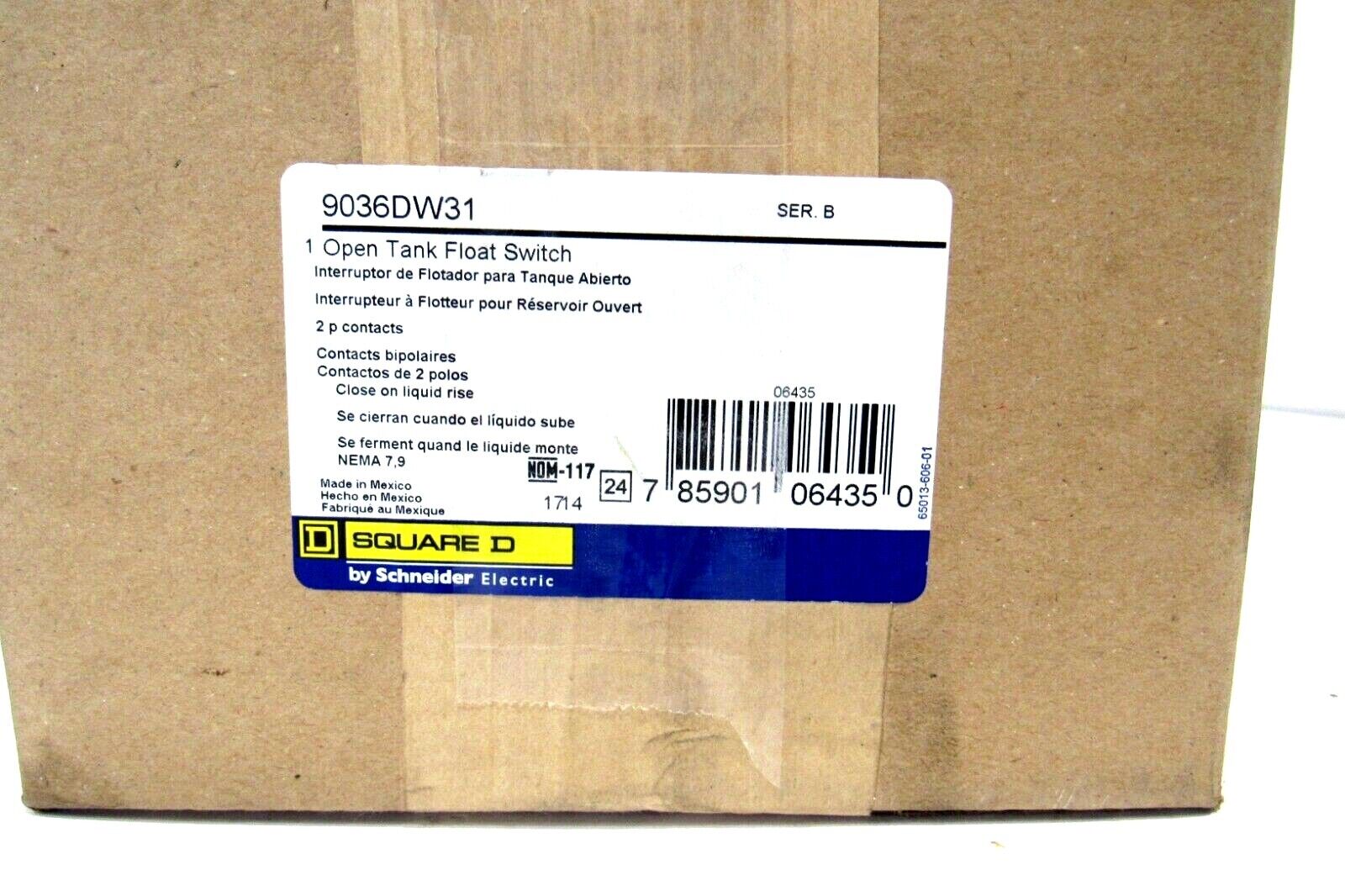 NEW SQUARE D 9036DW31 OPEN TANK FLOAT SWITCH SER.B - SB Industrial Supply, Inc.