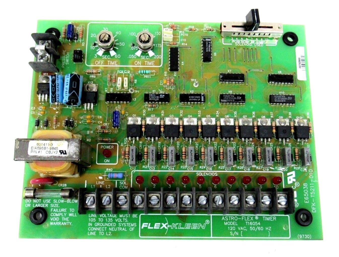 REFURBISHED FLEX KLEEN DFK-T5211-010 ASTRO FLEX TIMER T16054 E65038 ...