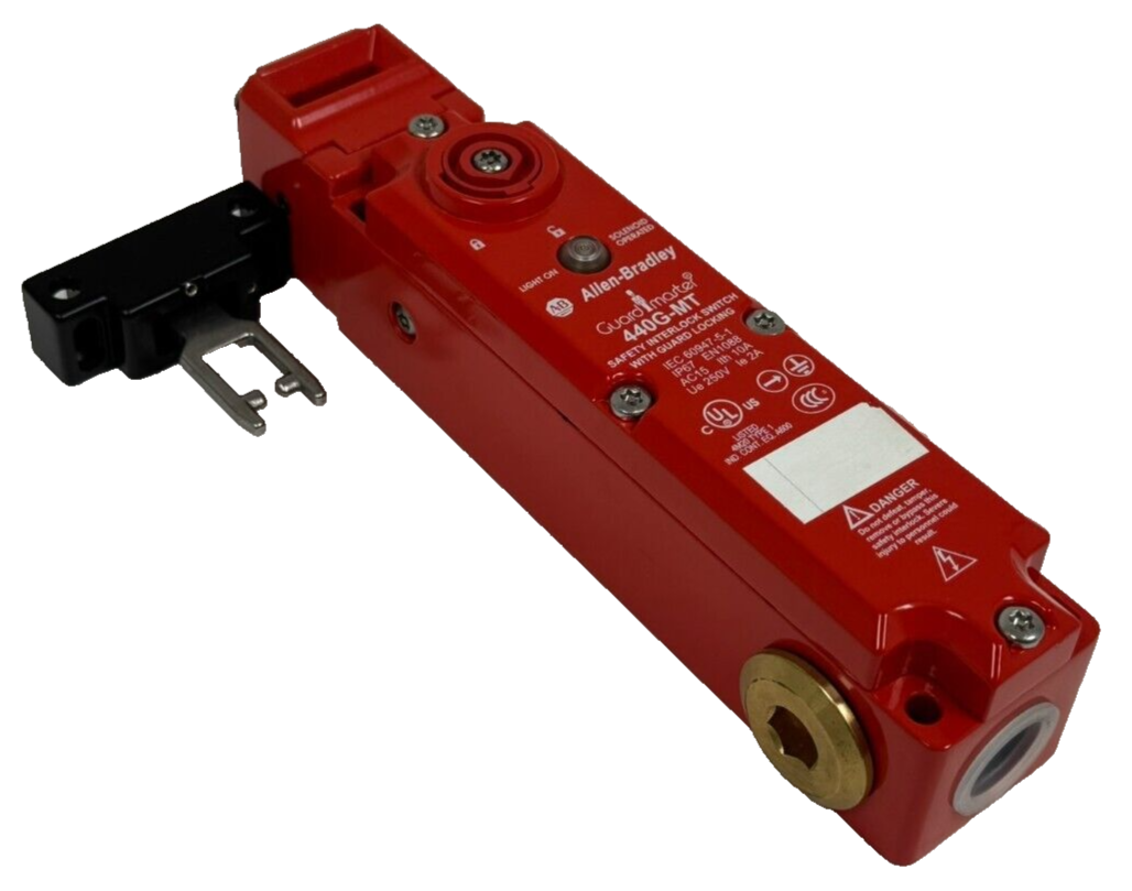 ALLEN BRADLEY 440G-MT47080 GUARDLOCK SWITCH SER. A 440G-MT PRE-OWNED ...