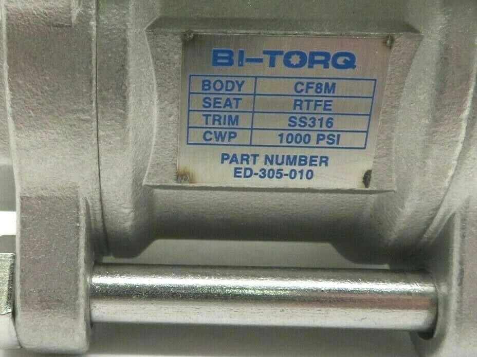 NEW BI TORQ 1-ED-305-010 BALL VALVE ED305010 1ED305010 - SB Industrial ...