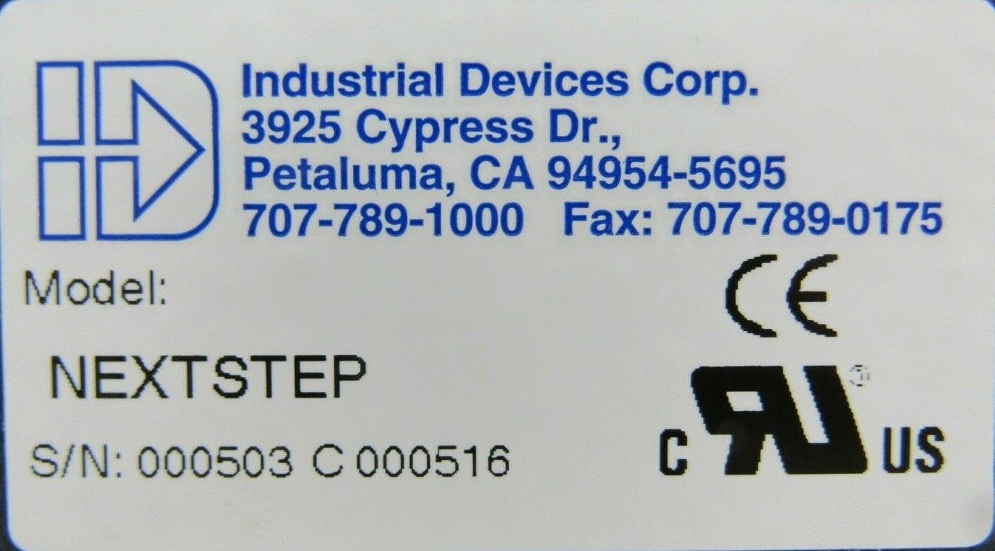 NEW INDUSTRIAL DEVICES NEXTSTEP MICROSTEPPING DRIVE - SB Industrial Supply, Inc.