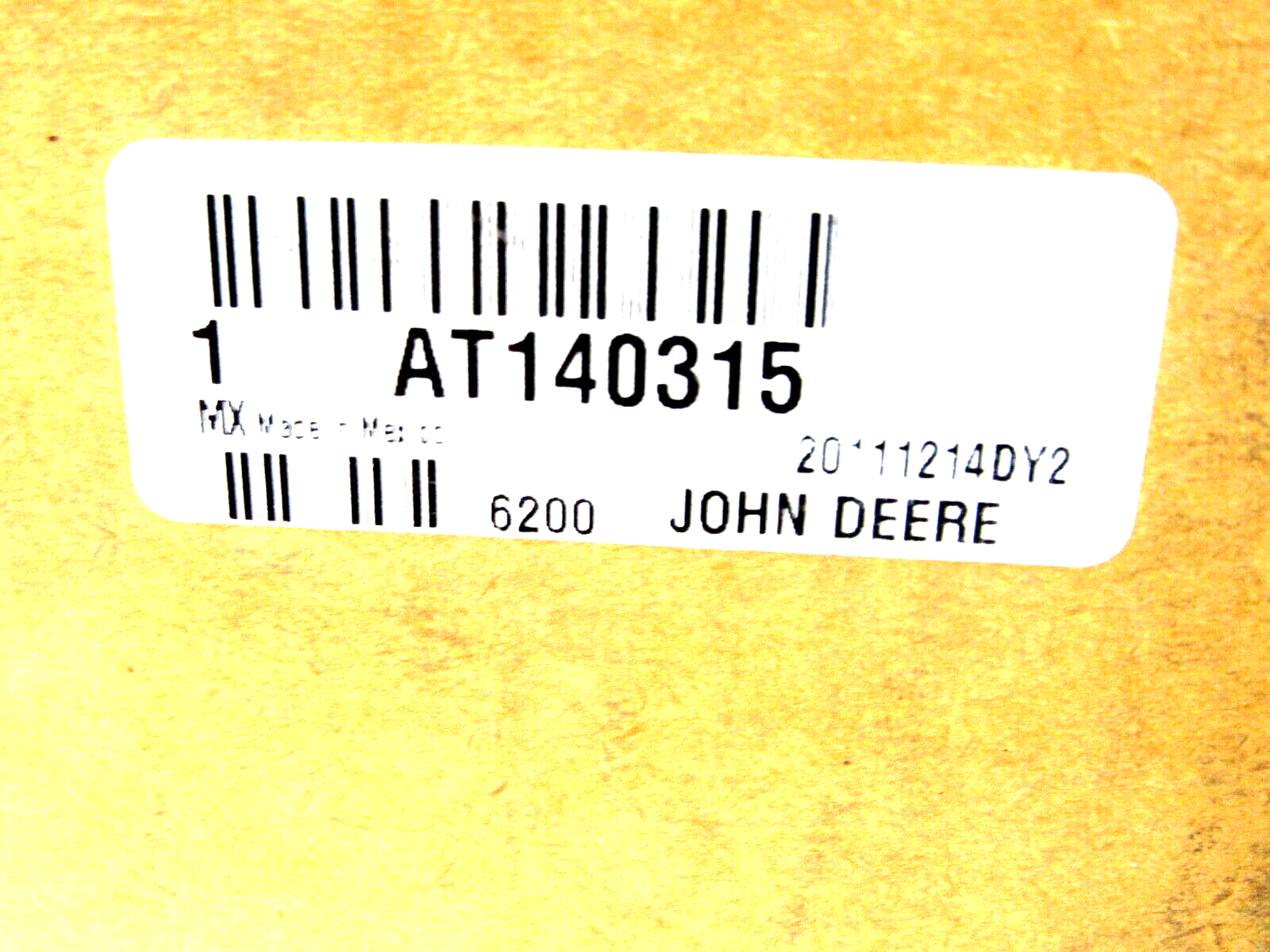 NEW JOHN DEERE AT140315 FILTER - SB Industrial Supply, Inc.