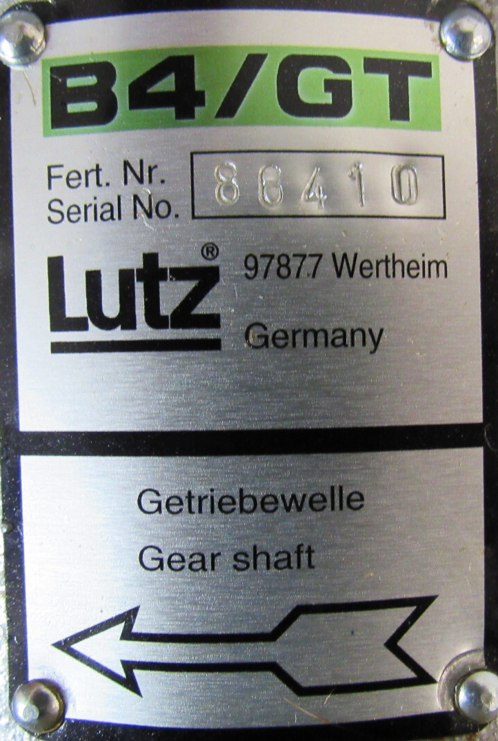 NEW LUTZ B4/GT PUMP MOTOR K21R80K2D0DRWE B4GT 230/400V B4GT - SB ...