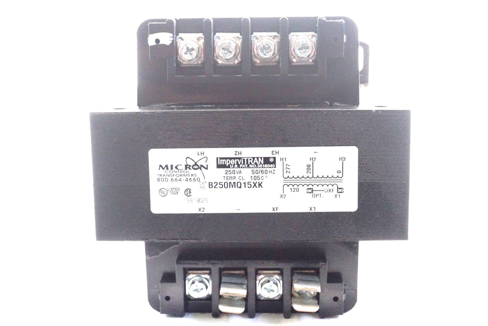 NEW MICRON INDUSTRIES, IMPERVITRAN B250MQ15XK TRANSFORMER - SB ...