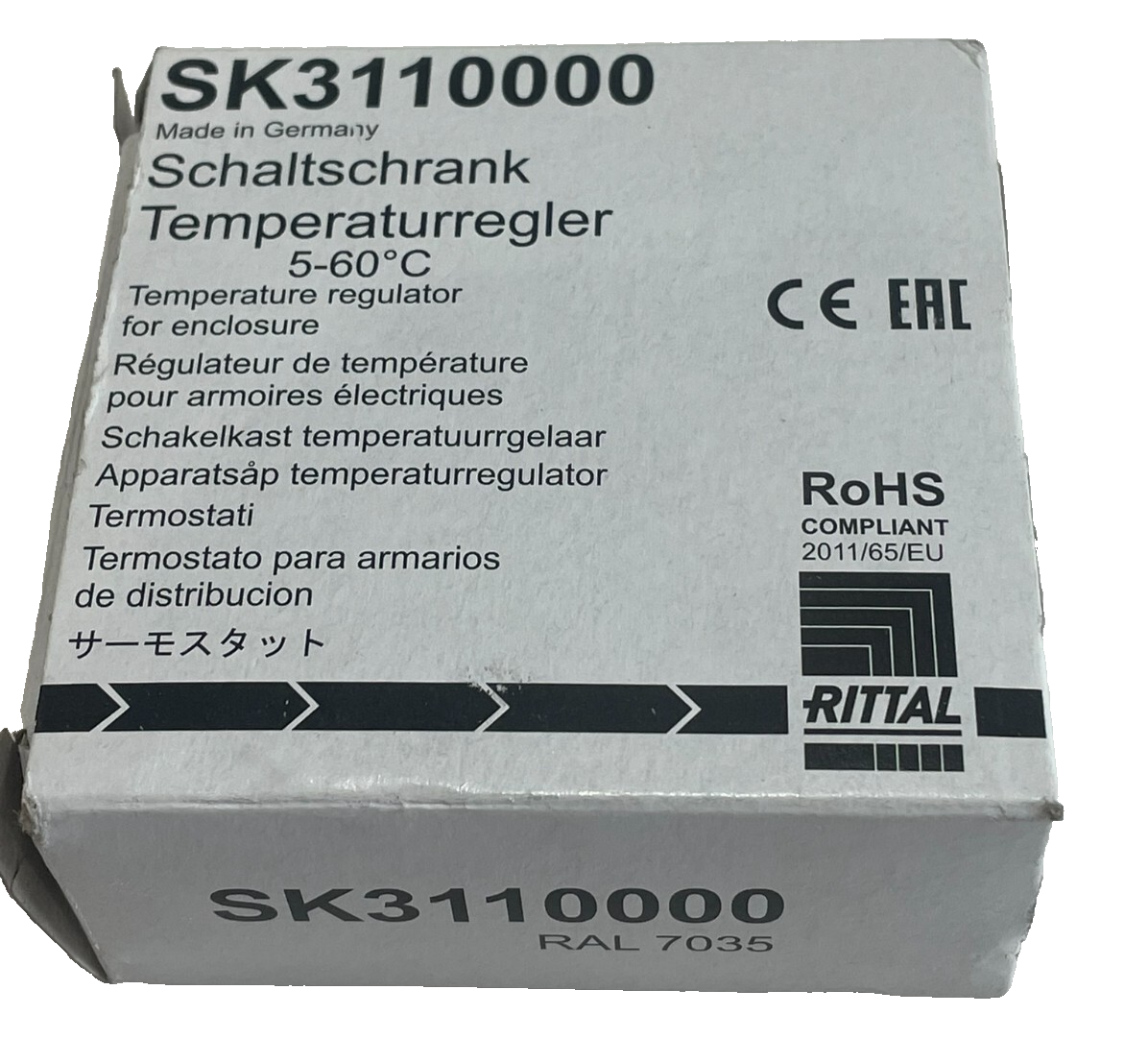 NEW RITTAL SK3110 TEMPERATURE REGULATOR SK3110000 - SB Industrial ...