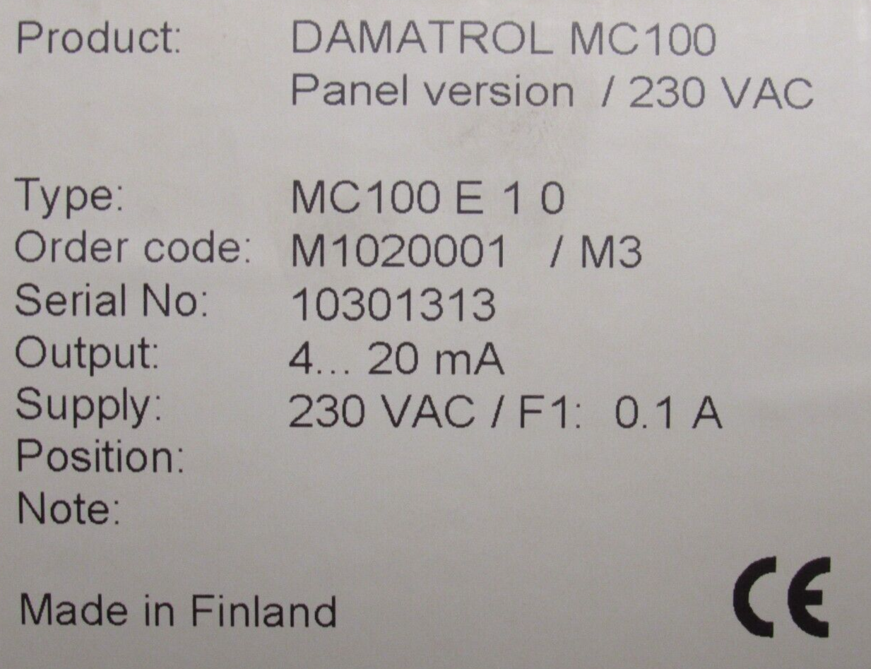 NEW SATRON M1020001/M3 CONTROLLER MC100-E-10 M1020001M3 - SB Industrial ...