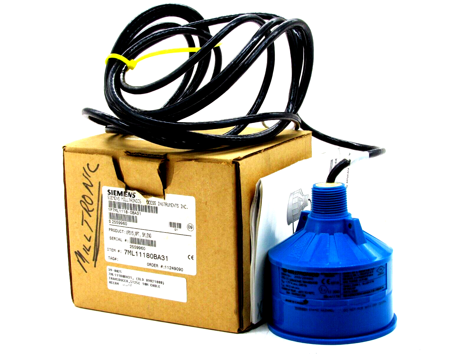 NEW SIEMENS MILLTRONICS 7ML1118-0BA31 TRANSDUCER 7ML11180BA31 - SB ...