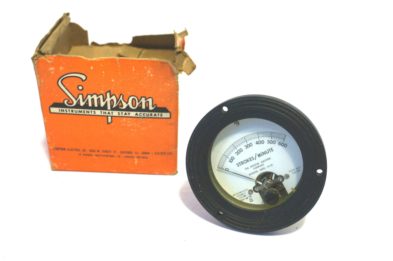 NEW SIMPSON 61715 METER 0-600 - SB Industrial Supply, Inc.