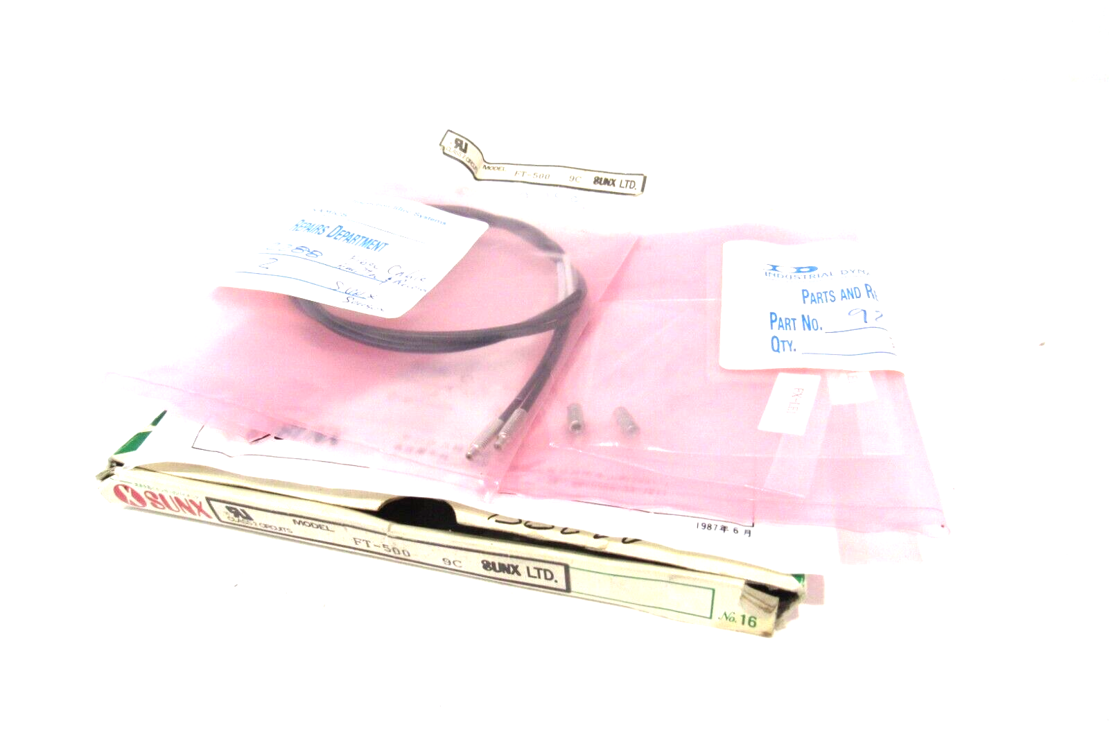 NEW SUNX FT-500 FIBER OPTIC THRU BEAM SENSOR FT500 - SB Industrial ...