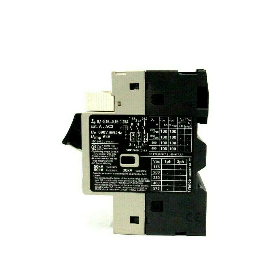 NEW TELEMECANIQUE GV2-M01 MOTOR STARTER GV2M01 - SB Industrial Supply, Inc.