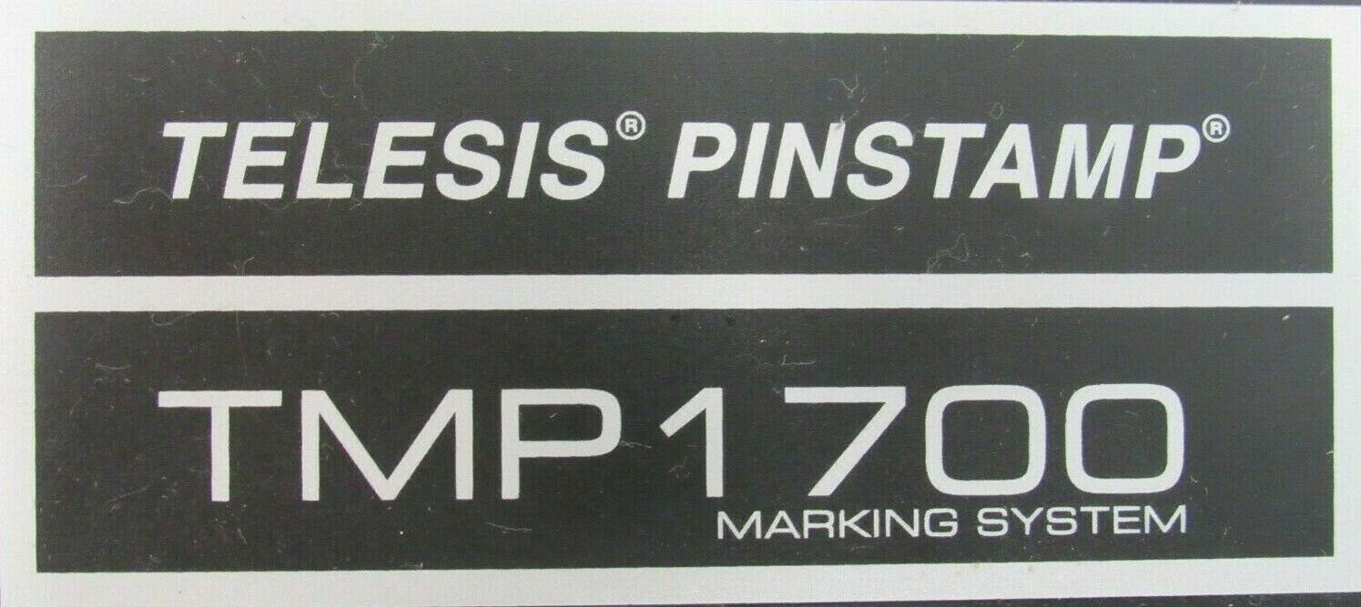 NEW TELESIS TMP1700 PINSTAMP MARKING HEAD (17V) CAG-1RSZ4 - SB ...