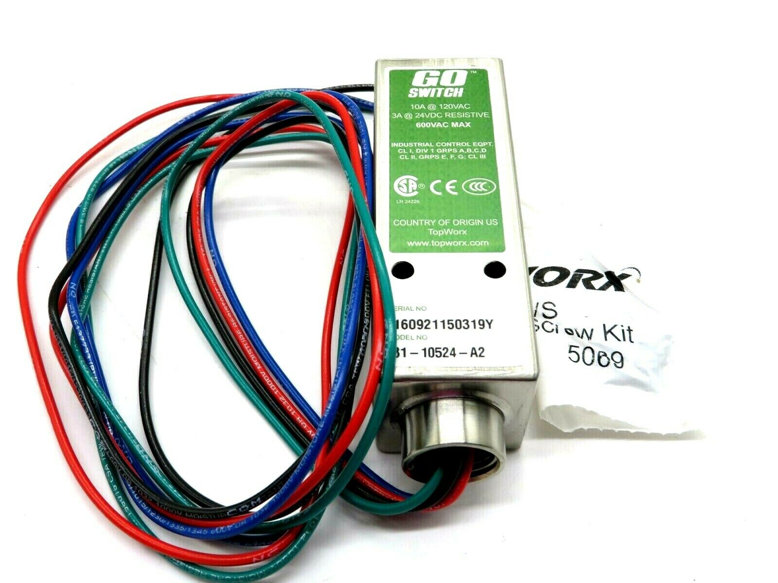 NEW TOPWORX GO SWITCH 81-10524-A2 LIMIT SWITCH 8110524A2 - SB ...