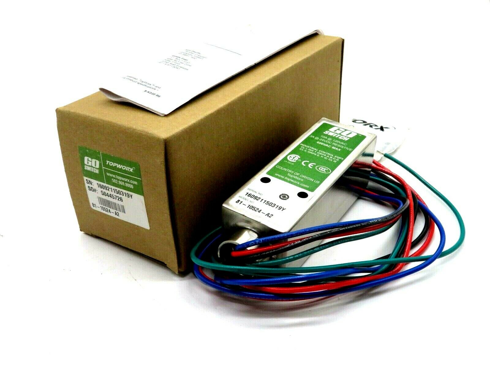NEW TOPWORX GO SWITCH 81-10524-A2 LIMIT SWITCH 8110524A2 - SB ...