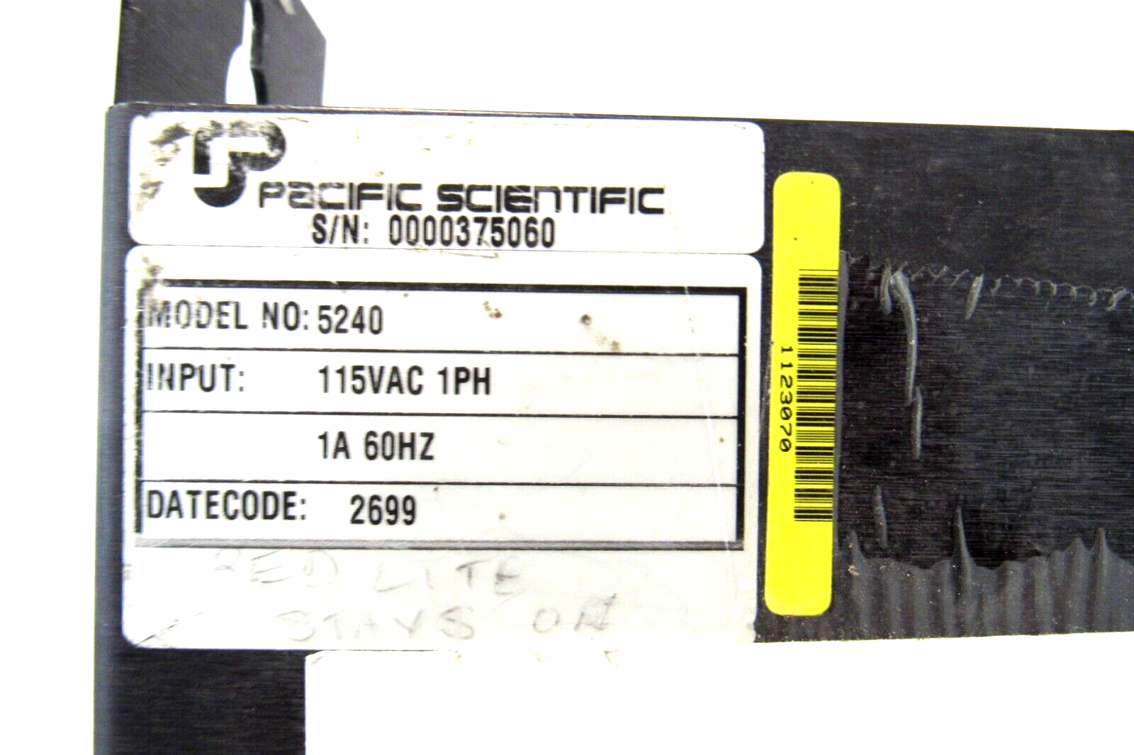 REPAIRED PACIFIC SCIENTIFIC 5240 INDEXER / DRIVE - SB Industrial Supply ...