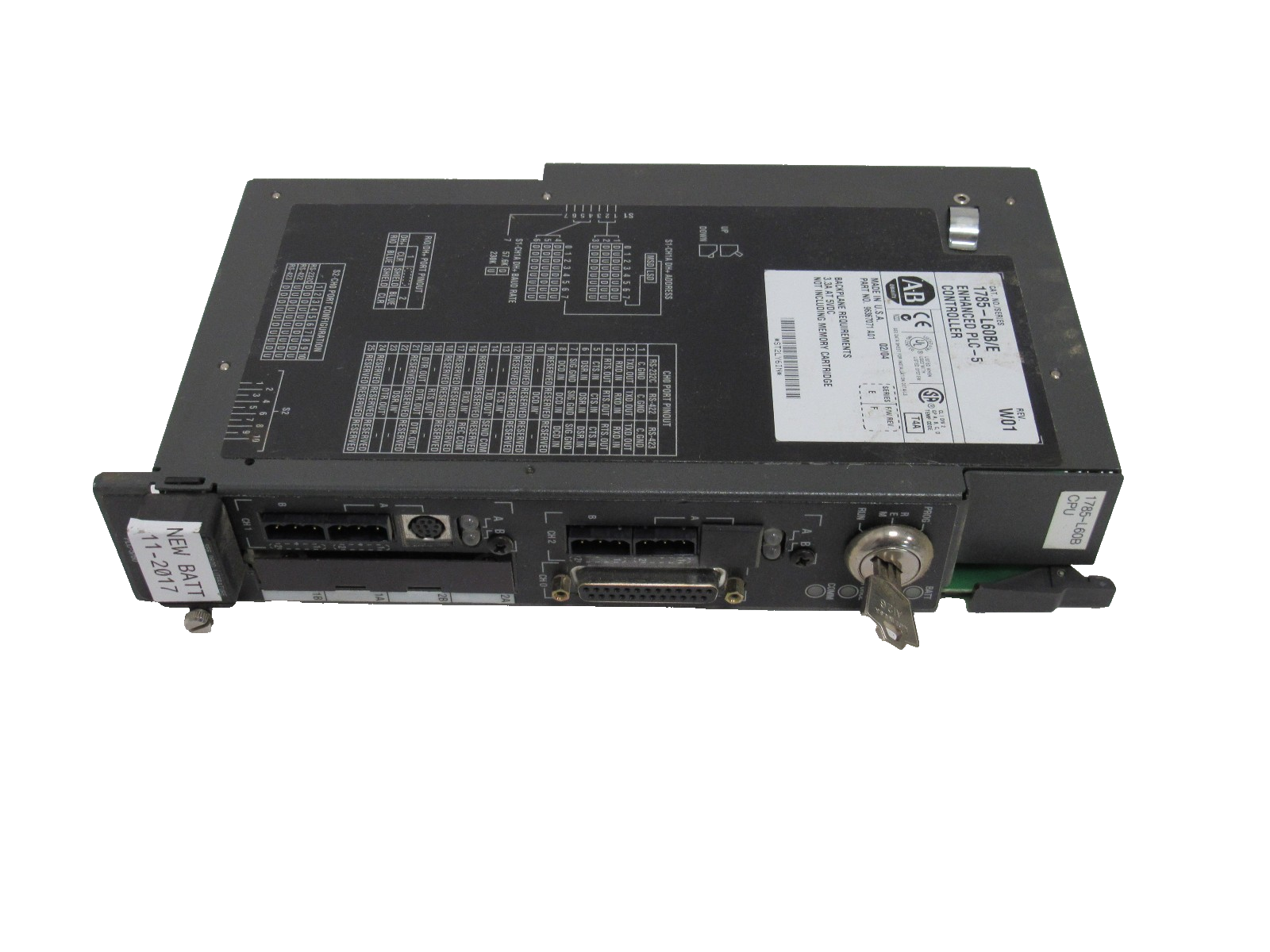 USED ALLEN BRADLEY 1785-L60B/E PLC-5 PROCESSOR MODULE 1785L60B - SB ...