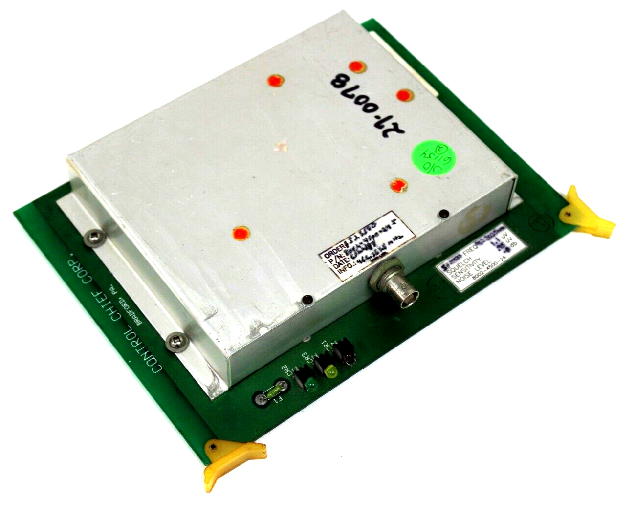 USED CONTROL CHIEF 8002-4500-03 NOISE LEVEL BOARD ASSEMBLY 8002450003 ...