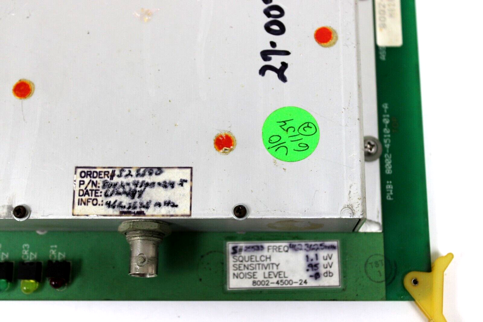 USED CONTROL CHIEF 8002-4500-03 NOISE LEVEL BOARD ASSEMBLY 8002450003 ...