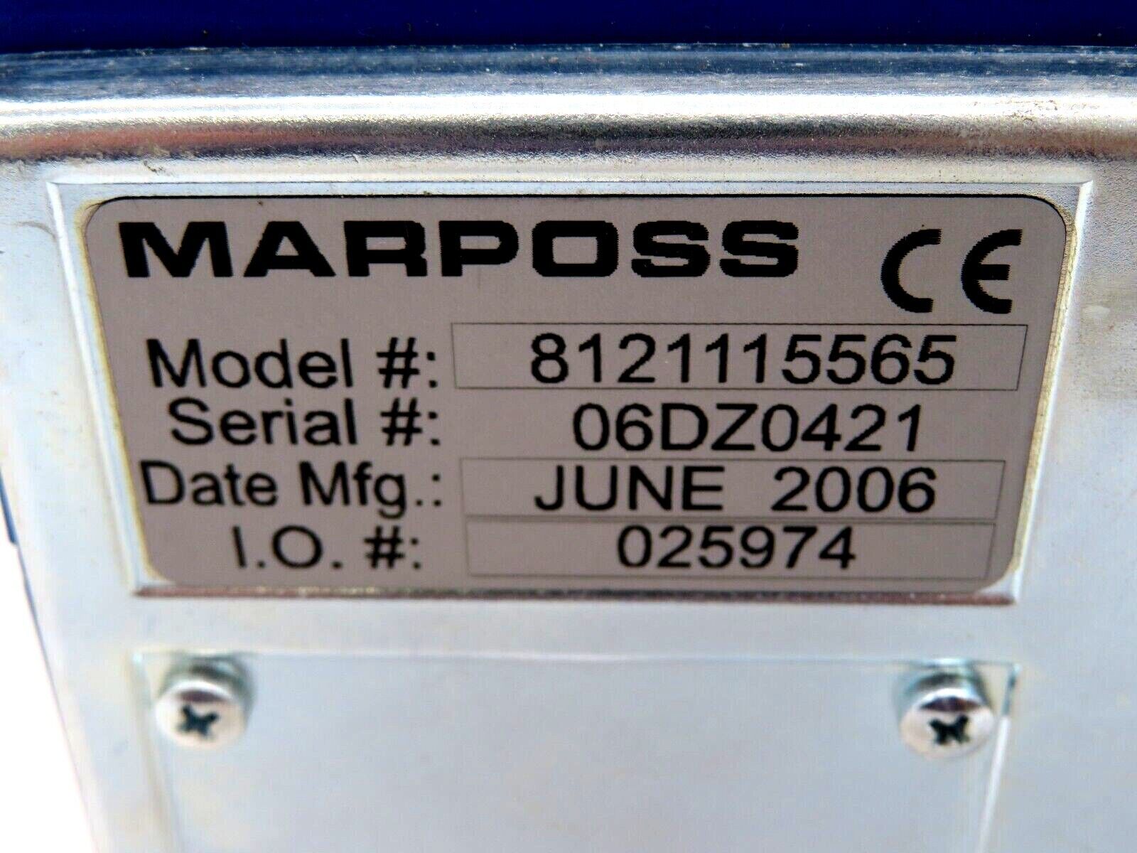 USED MARPOSS E9 GAGE AMPLIFIER CONTROLLER 8121115565 - SB Industrial ...