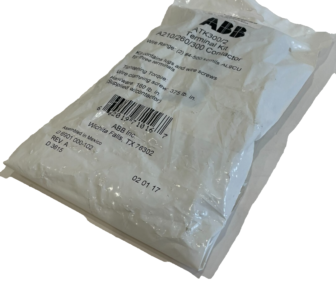 NEW ABB ATK300/2 TERMINAL LUG KIT ATK3002 - SB Industrial Supply, Inc.