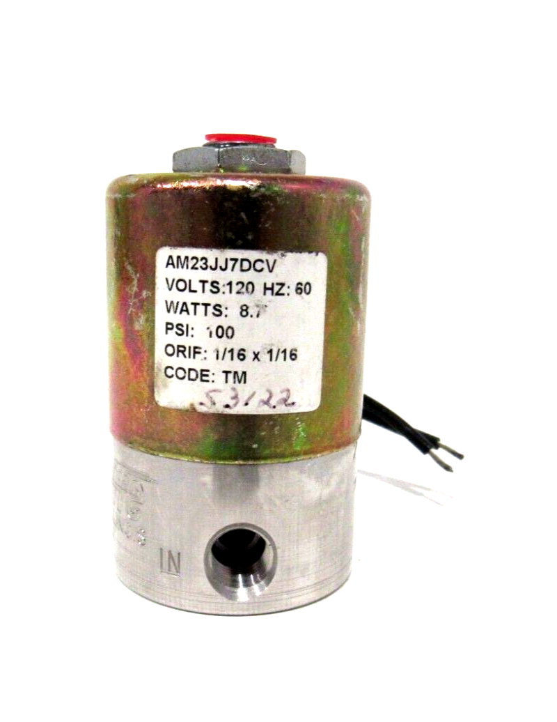 NEW AIR-MITE AM23JJ7DCV SOLENOID VALVE 120V 60HZ - SB Industrial Supply ...
