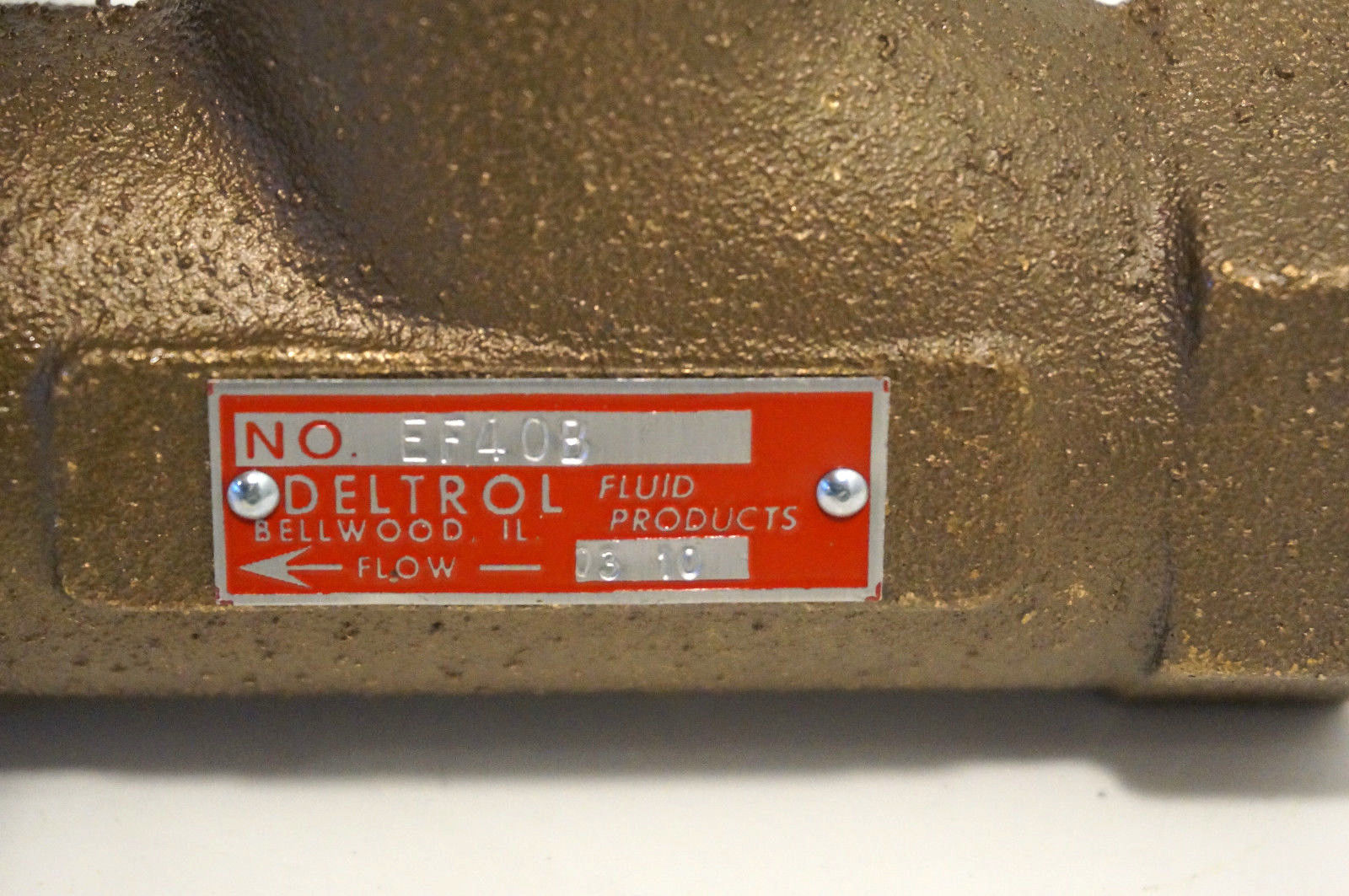 NEW DELTROL EF40B FLOW CONTROL VALVE - SB Industrial Supply, Inc.