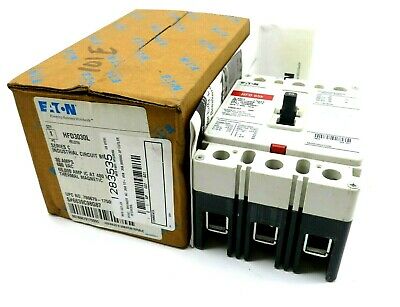 NEW EATON HFD3030L CIRCUIT BREAKER 30AMP 600VAC 3 POLE SER.C - SB ...