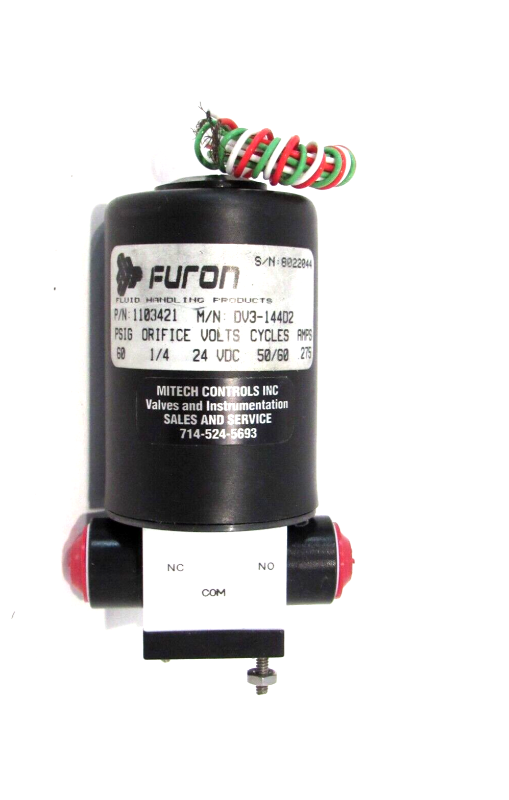 NEW FURON DV3-144D2 SOLENOID VALVE 1103421 DV3144D2 - SB Industrial ...