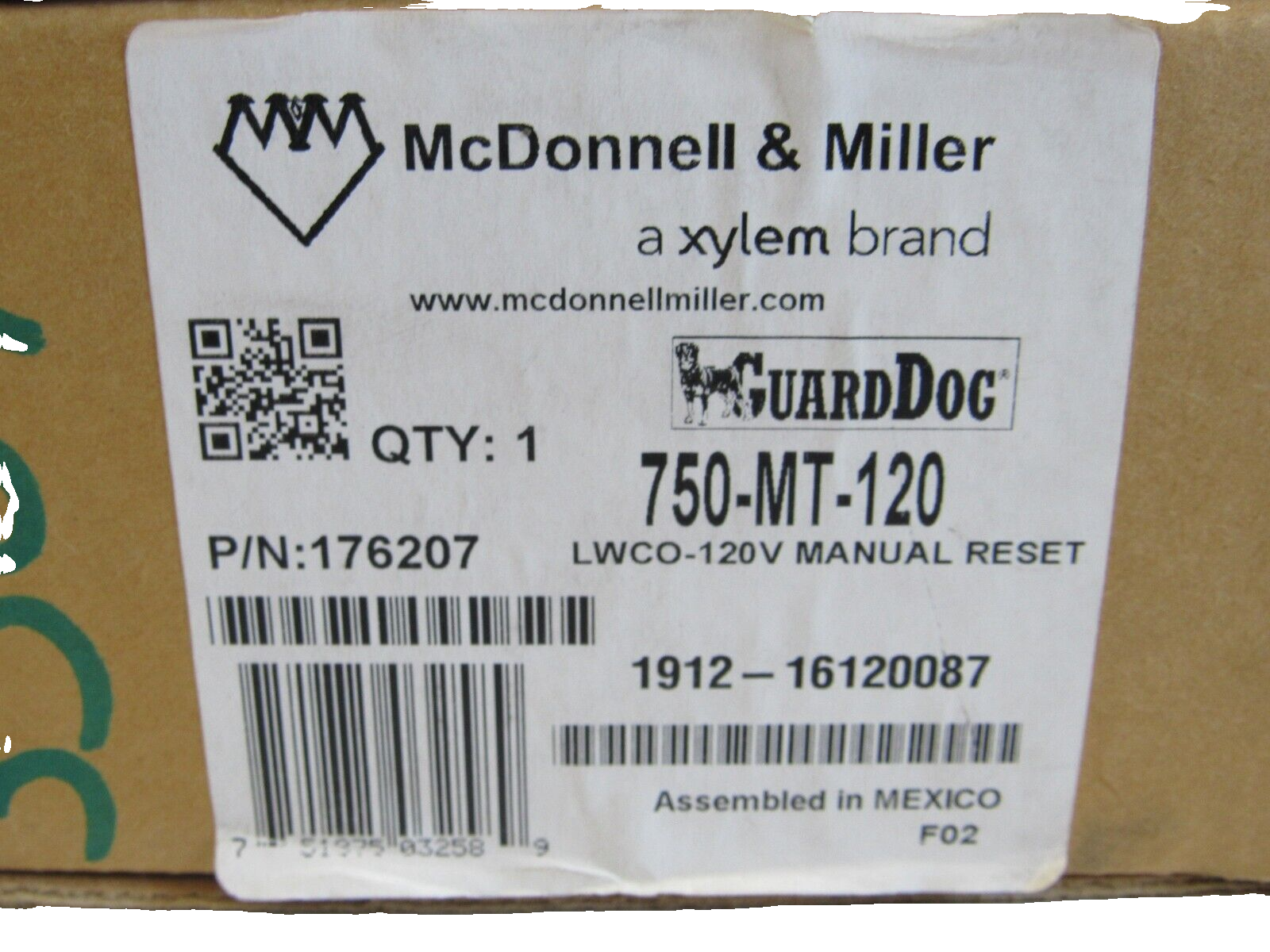 NEW MCDONNELL & MILLER 750-MT-120 CUT OFF SWITCH 750MT120 - SB ...