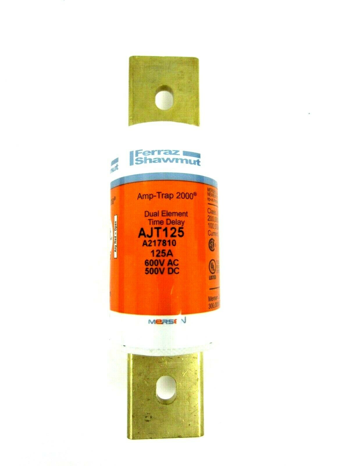 NEW MERSEN SHAWMUT AJT125 FUSE AMP TRAP 2000 600V 125A - SB Industrial ...