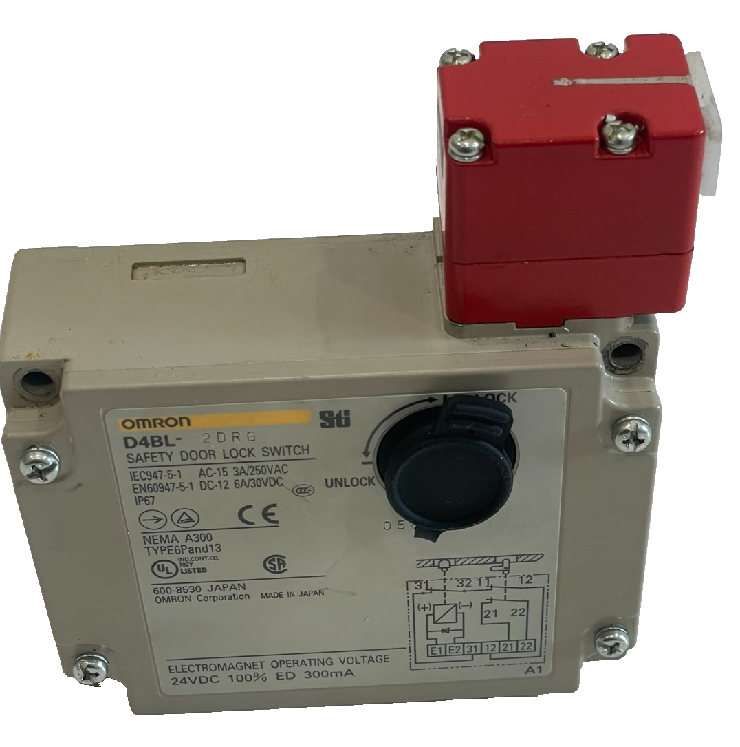 NEW OMRON D4BL-2DRG DOOR LOCKSWITCH D4BL2DRG - SB Industrial Supply, Inc.