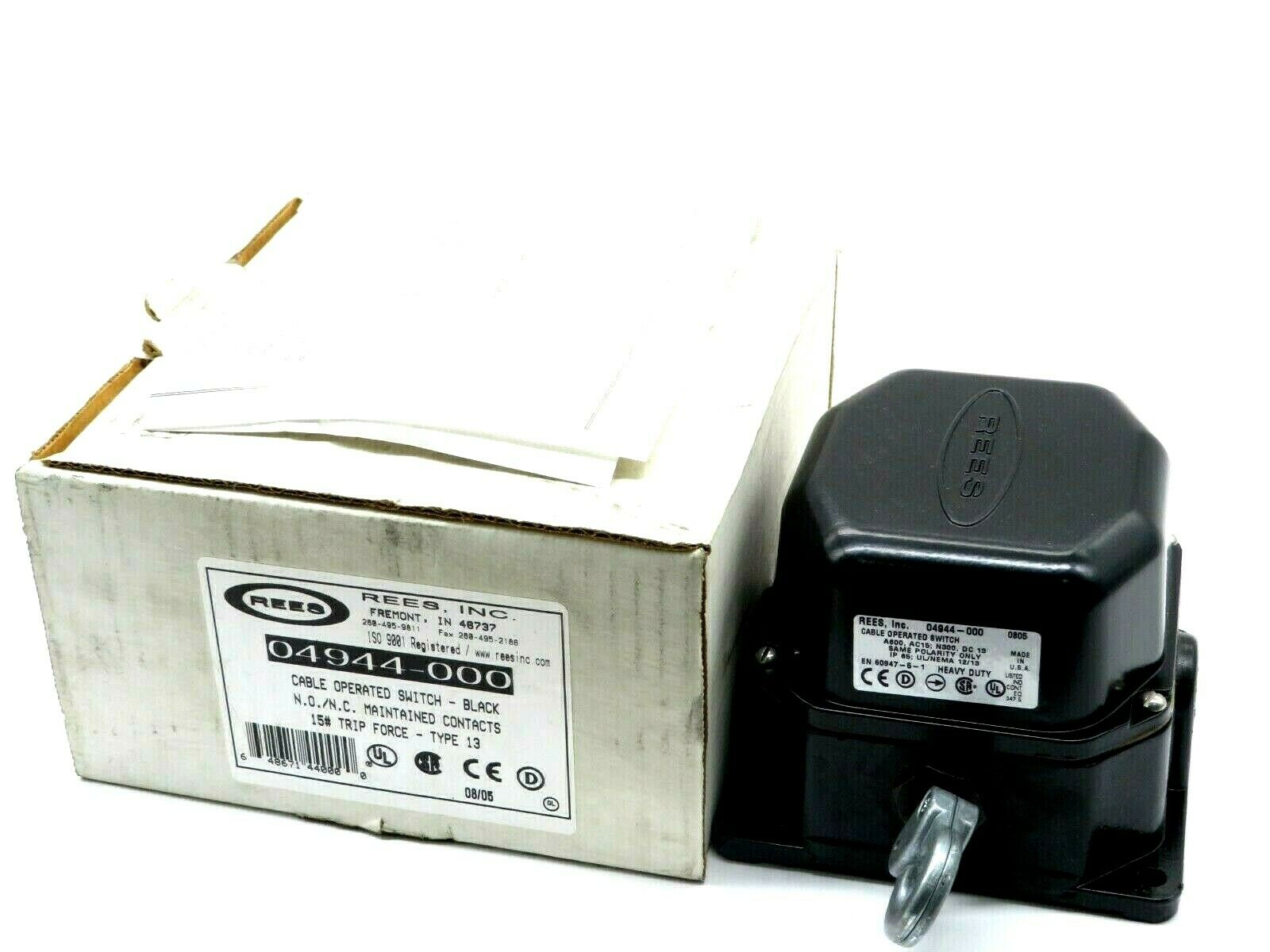 NEW REES 04944-000 BLACK CABLE OPERATED SWITCH 04944000 - SB Industrial ...