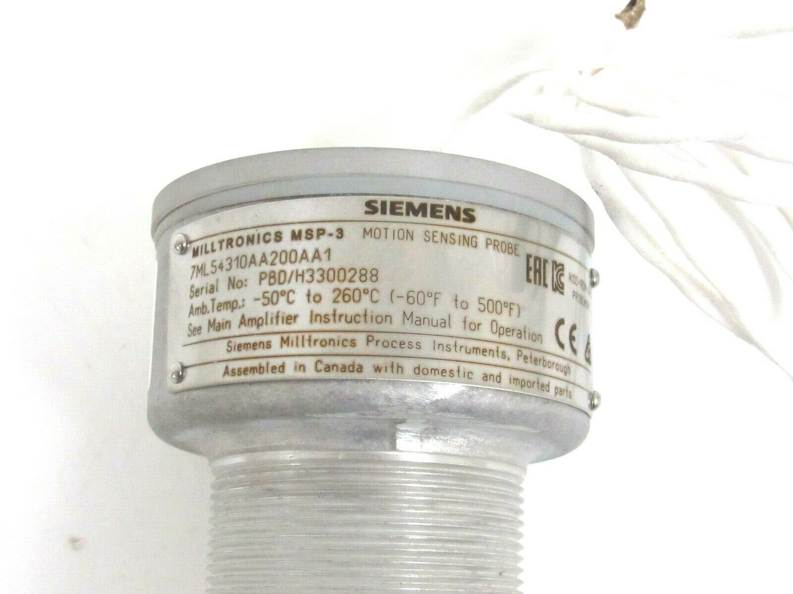 NEW SIEMENS MILLTRONICS MSP-3 7ML54310AA200AA1 7MH71460BA MOTION ...