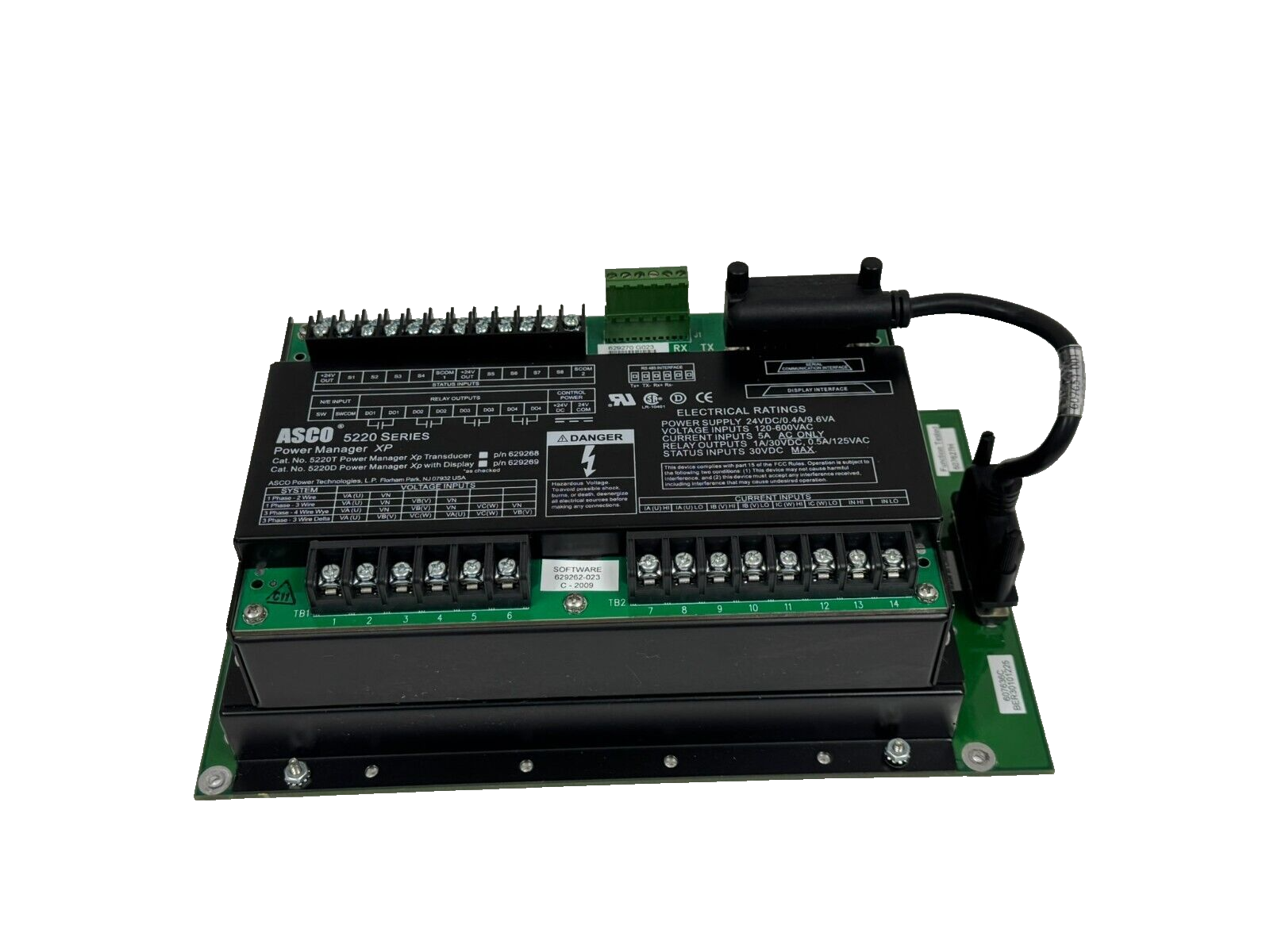 USED ASCO 5200 SERIES POWER MANAGER XP 5220D 629262 - SB Industrial ...