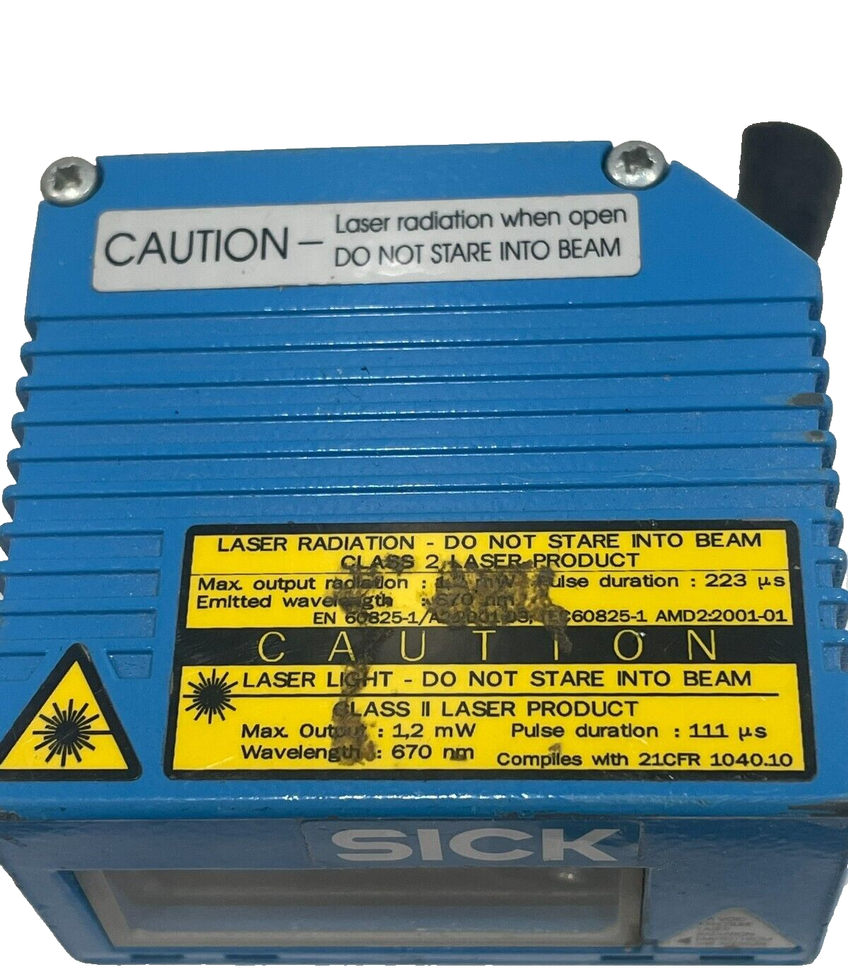 USED SICK CLV410-0010 BAR CODE SCANNER 1015421 CLV4100010 - SB ...