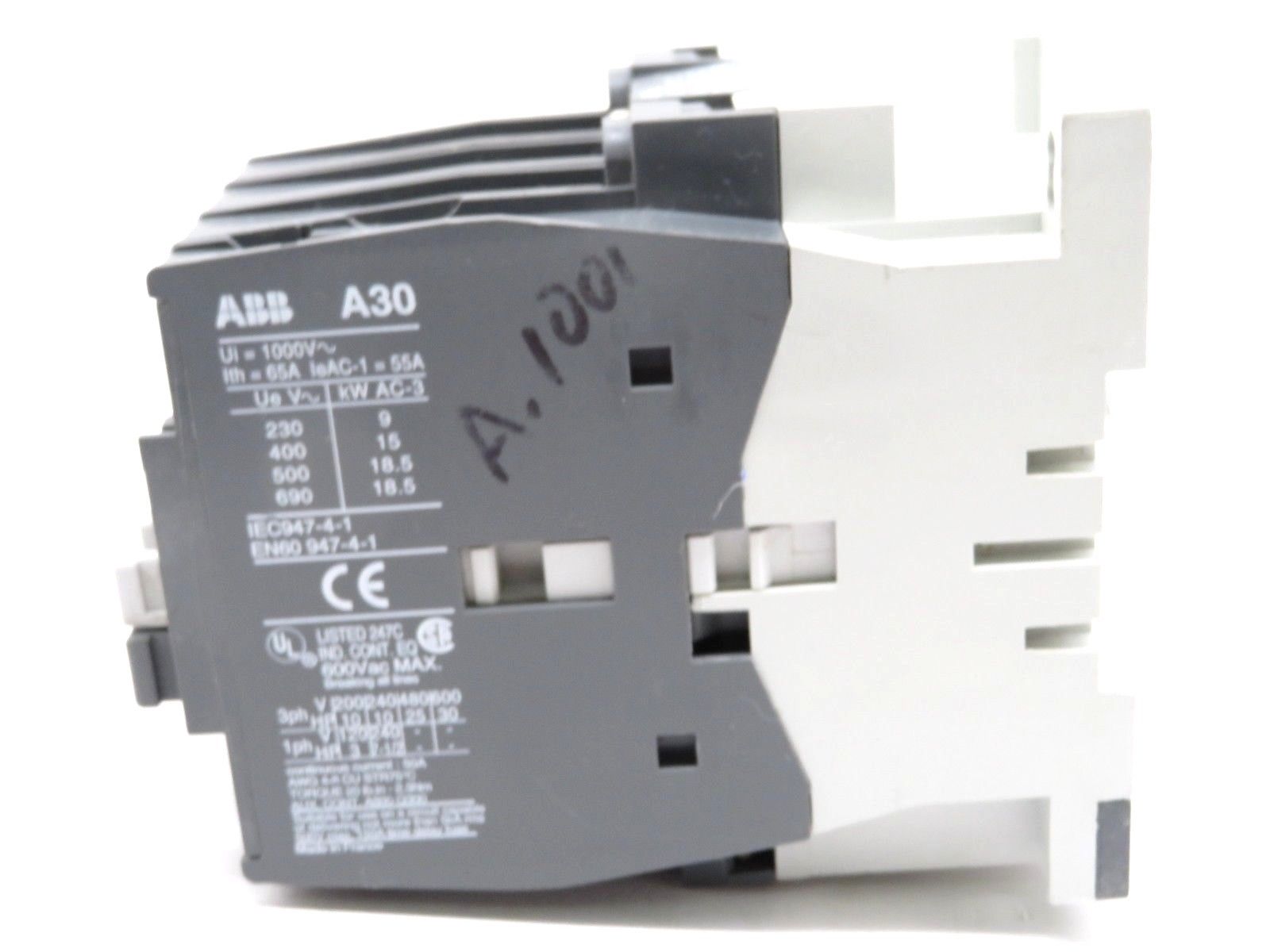 NEW ABB A30-30-10 CONTACTOR A303010 - SB Industrial Supply, Inc.
