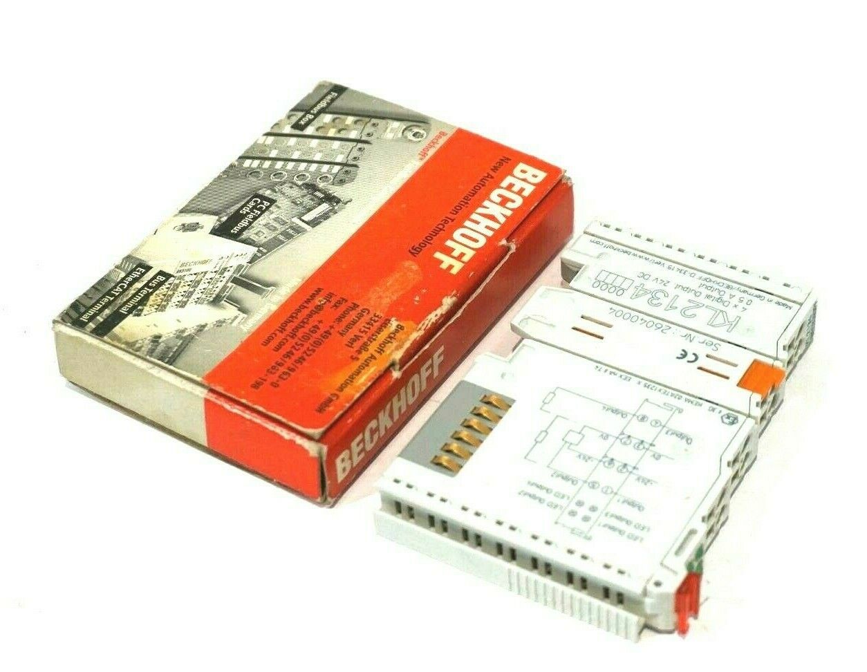NEW BECKHOFF KL2134 DIGITAL OUTPUT MODULE - SB Industrial Supply, Inc.