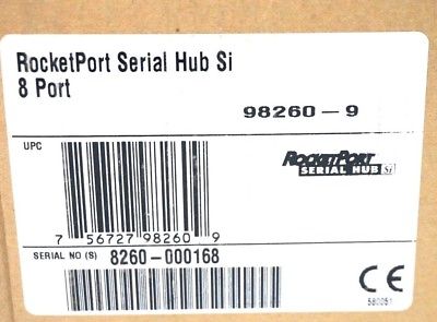 NEW COMTROL ROCKETPORT 98260-9 SERIAL HUB SI 8 PORT 982609 - SB ...