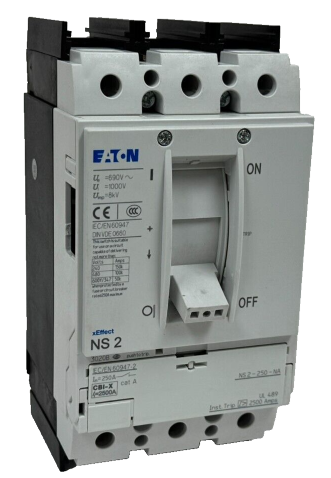 NEW EATON NS2-250-NA CIRCUIT BREAKER 3P 250A 600VAC NS2250NA - SB ...