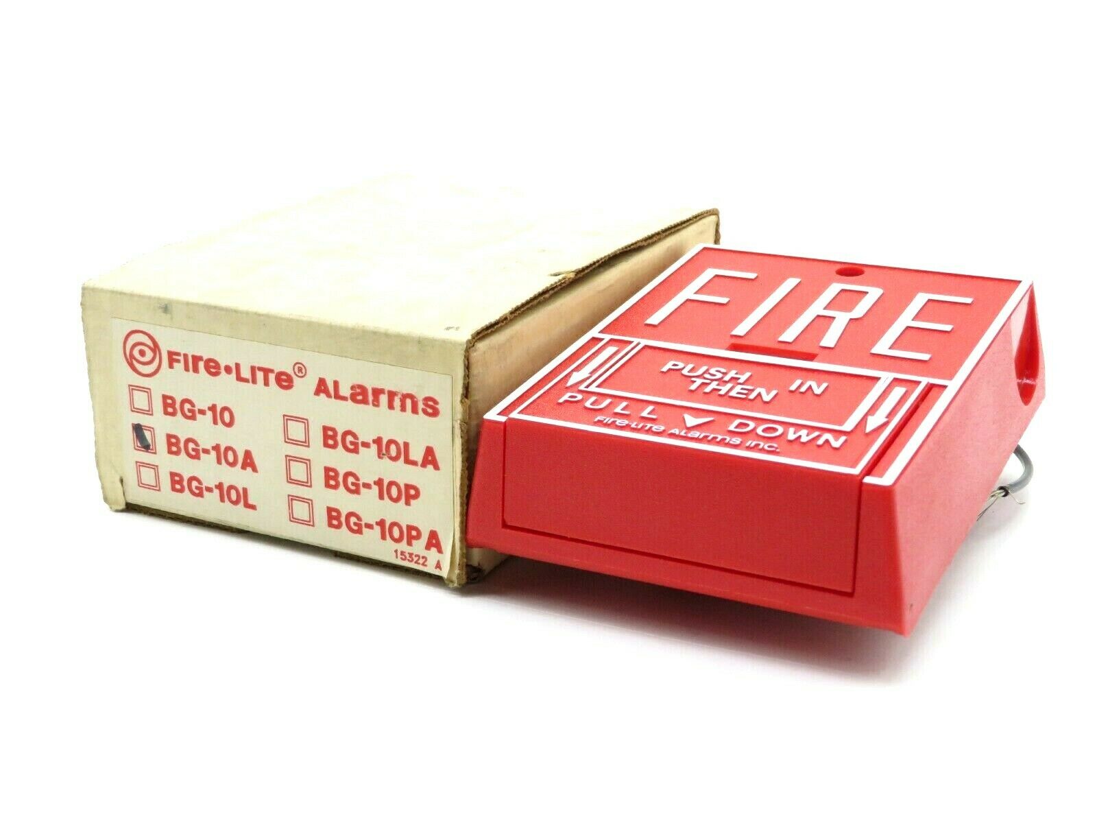 NEW FIRE LITE BG-10A FIRE ALARM BG10A - SB Industrial Supply, Inc.