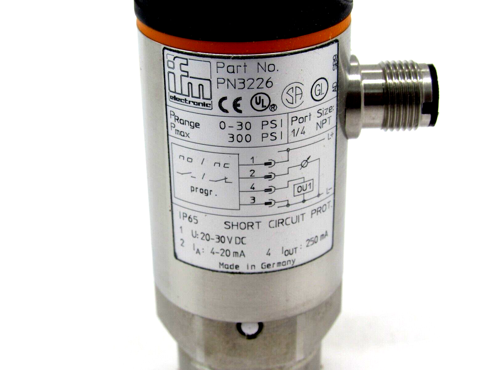 NEW IFM EFECTOR PN3226 PRESSURE SENSOR PN-003PRBN14-KFPKG/US/V - SB ...