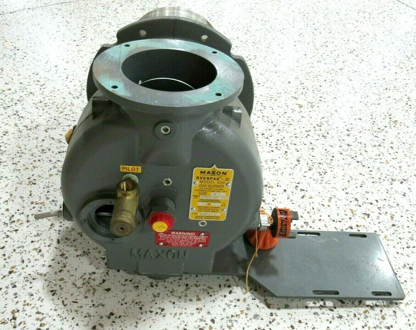 NEW MAXON 400 OVENPAK II GAS BURNER SIZE 415 54559 - SB Industrial ...