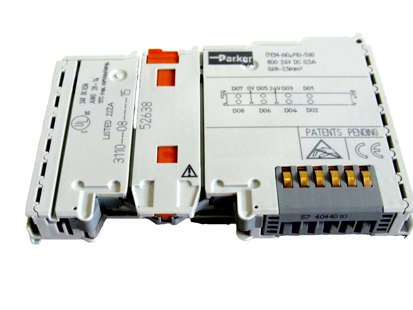 NEW PARKER PIO-530 OUTPUT CONTROL MODULE 8DO 24V DC 0.5A PIO530 - SB ...