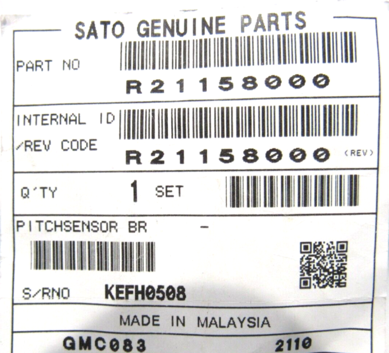 NEW SATO R21158000 SENSOR ASSEMBLY - SB Industrial Supply, Inc.