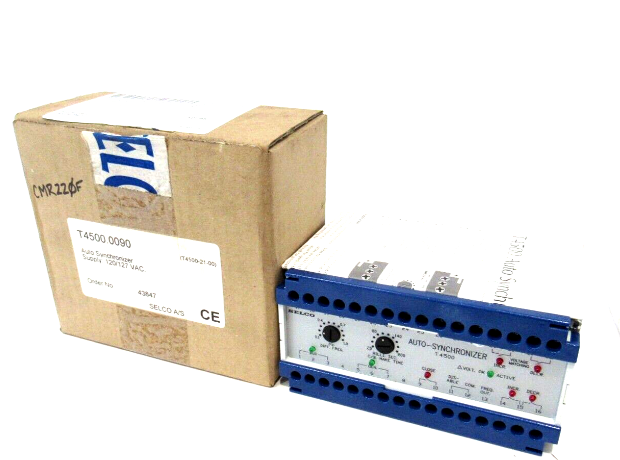 NEW SELCO T4500.0090 AUTO SYNCHRONIZER T45000090 - SB Industrial Supply ...