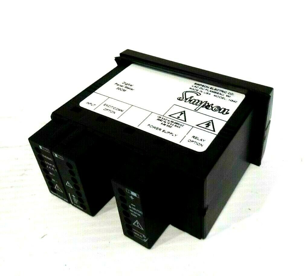 NEW SIMPSON H340391100 PANEL METER - SB Industrial Supply, Inc.