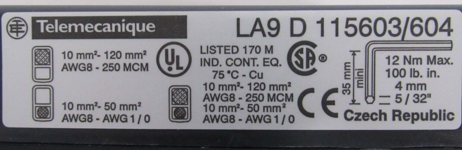 NEW TELEMECANIQUE LC1D150G7 CONTACTOR 120V - SB Industrial Supply, Inc.